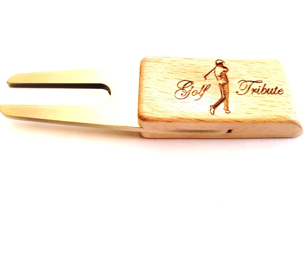 Wood Divot Tool – Golf Tribute